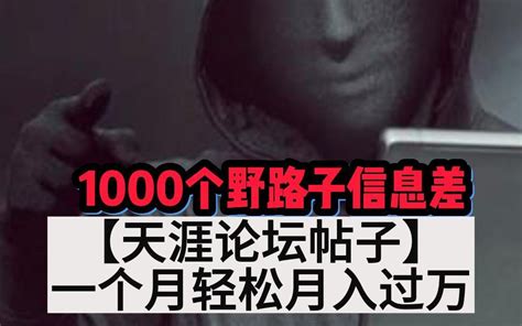 1000个野路子信息差 【95 96】 阿强创富思维 阿强创富思维 哔哩哔哩视频