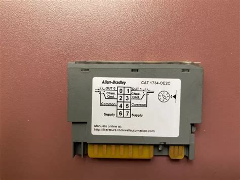 Allen Bradley 1734 Oe2c Point Io 2 Point Analog Output Module 15715