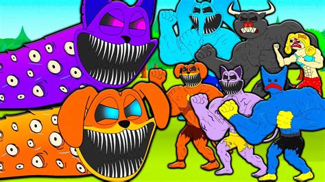 КЭТНЭП и ДОГДЕЙ ПОЖИРАТЕЛИ Vs КАЧКИ ПОППИ ПЛЕЙТАЙМ 3 Poppy Playtime 3 Мультик Анимация Youtube