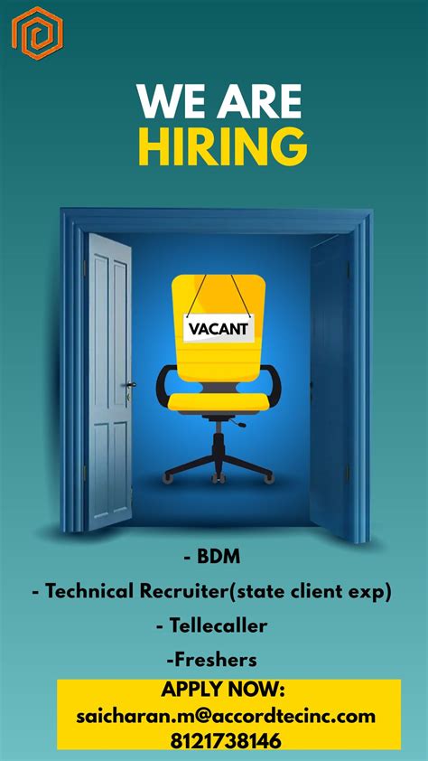 Sai Charan Reddy On Linkedin 📢 Accord Technologies Inc Is Hiring Bdm Technical…