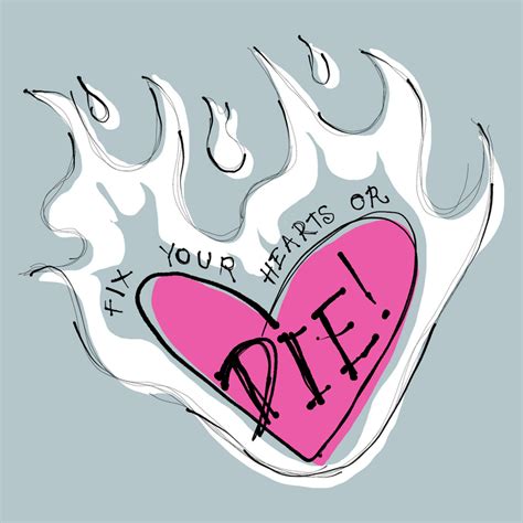 Fix Your Hearts Or Die Tee Ethically Made T Shirts Hoodies Jumpers