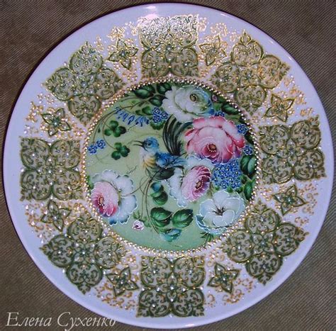 Декупаж и роспись Elena Suhenko Тарелочки Decorative Plates Decor Plates