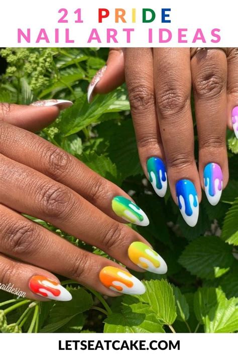 50 Fantastic Pride Nail Ideas Youll Want To Rock This June Rainbow Nails Design Rainbow Nail