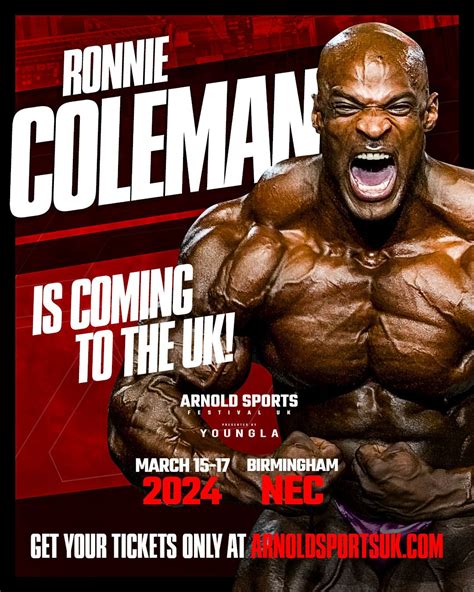 We Are Excited To Announce That 8x Mr Olympia And 2001 Arnold Classic