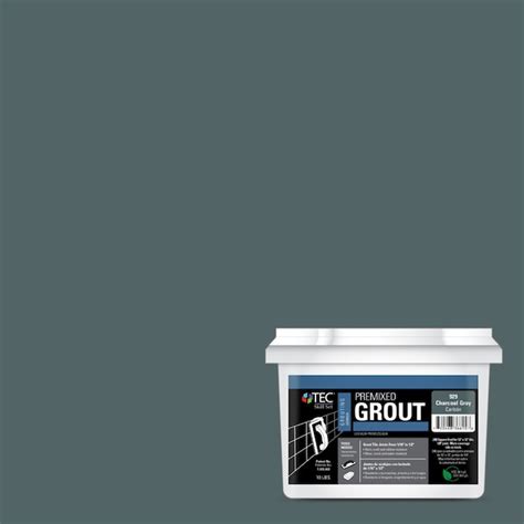 Tec Tec Skill Set Charcoal Gray Sanded Grout 10 Lb At