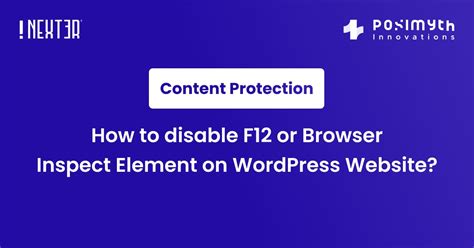 How To Disable F12 Or Browser Inspect Element On Wordpress Website