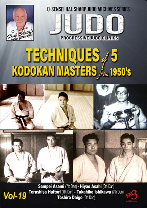 Techniques Of Kodokan Judo Masters From The 1950s Dvd Budovideos Inc