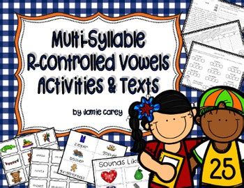 Multi Syllable R Controlled Vowels Activities Texts By Jamie Carey
