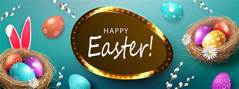 둥지에 부활절 달걀 버드 나무 가지와 토끼 귀가있는 엽서 0명에 대한 스톡 벡터 아트 및 기타 이미지 0명 1위 공휴일 Istock