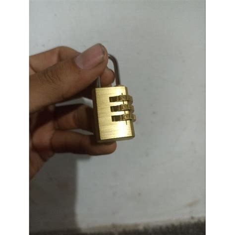 Jual Gembok Angka Dengan 3 Kombinasi 4 Kombinasi Angka Solid Metal