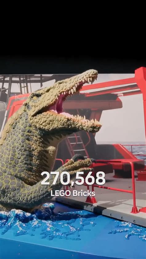 270000 Piece Lego Jurassic World Rebirth Model Revealed