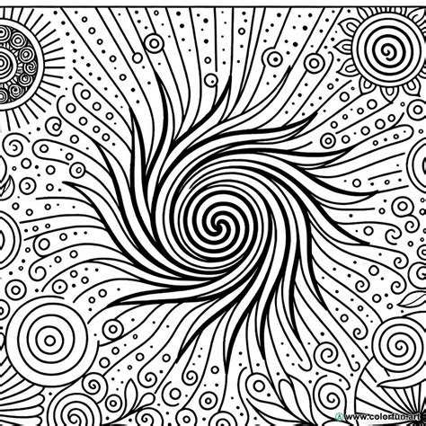 Printable Abstract Art Coloring Pages 2025