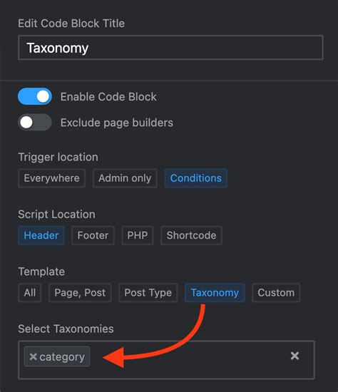 scripts organizer conditions explained with code examples updates