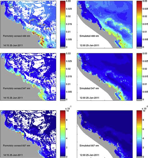 Comparison Of Atmospherically Corrected Remotely Sensed 1 Km Left And
