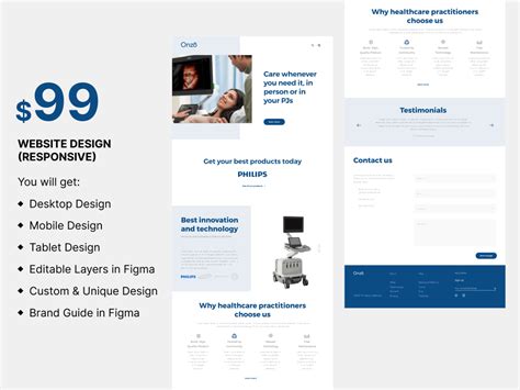 Responsive Website Design For Desktop Mobile And Tablet In Figma Upwork