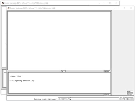 Starting Res Using Esp Esru Software Documentation