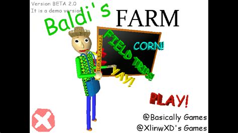 Baldis Farm V2 Mod For Baldis Basics Baldi Mods