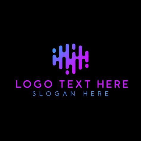 Music Radio Frequency Logo Brandcrowd Logo Maker Brandcrowd