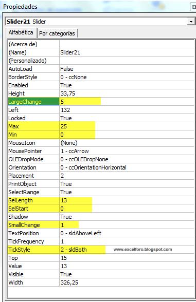 vba el control slider o deslizador microsoft slider control version 6 0 excel foro un