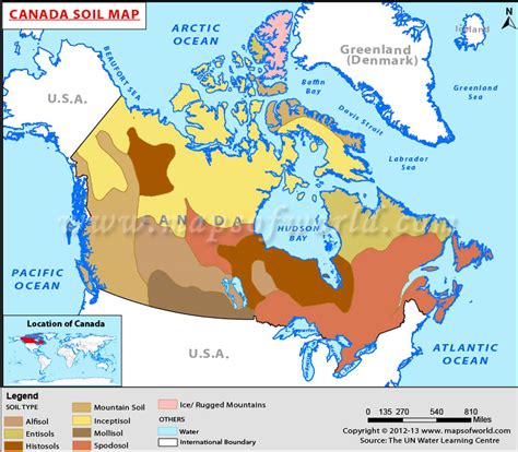 Canada Soil Map Soils Of Canada