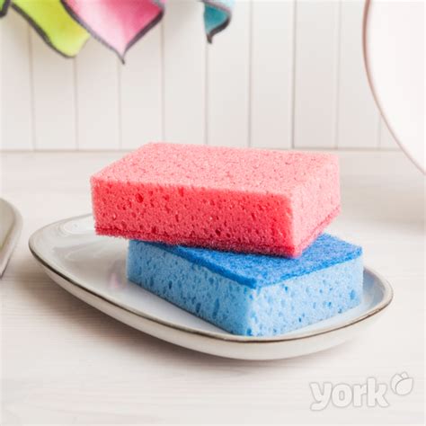 Scouring Sponge Colour Lux 6 Pcs 1 Free Two Layer Pad Halawa Group