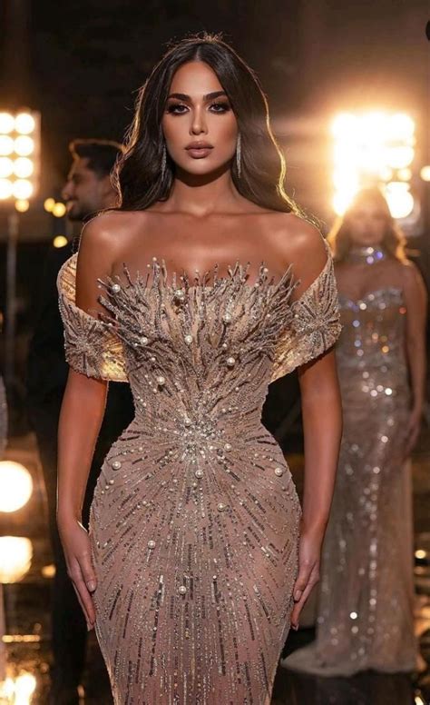 Luxury Off Shoulder Dress For Gala Luxury Glamorous Off Shoulder