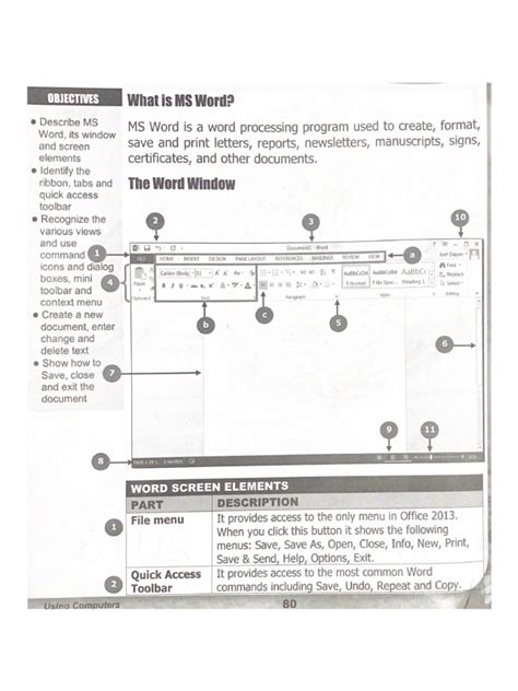 Ms Word Is A Word Processing Program Used To Create Format Pdf
