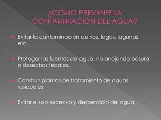 Contaminaciion Del Agua Ppt