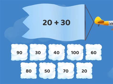 Adding Tens Find The Match