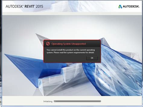 Solved Revit Operating System Unsupported Message On Windows Bit Page