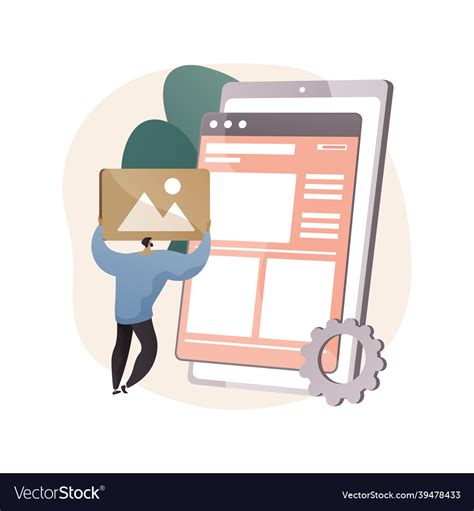 Layout Abstract Concept Royalty Free Vector Image