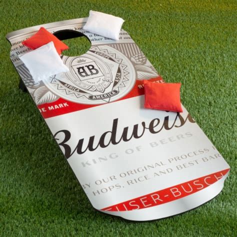 Budweiser Can Bean Bag Toss Cornhole Corn Hole Game Boards Travel Portable 1 Unit Pick ‘n Save