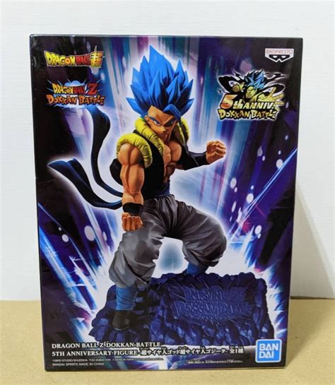 代理白證 七龍珠超 Dokkan Battle Collab 爆裂激戰 超級賽亞人之神 超藍 悟吉塔 公仔 書籍、休閒與玩具 玩具、公仔
