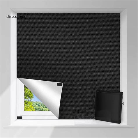 Sl Portable Blackout Curtain Travel Window Blind Shade For Bedroom Living Room Uv Block