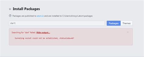 Tunneling Socket Could Not Be Established Statuscode I M Getting This Error On Searching