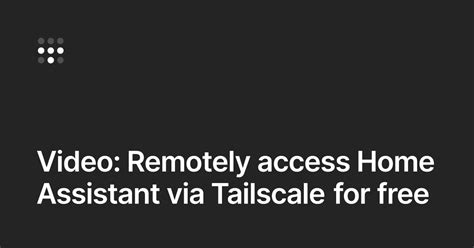 Wth Remote Access Cloud Month Of What The Heck Home Assistant Community