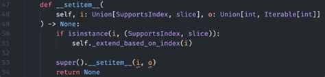 Type Hinting A List Subclass In Python With Function Overloading R
