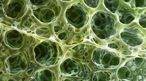 Premium Photo A Crosssectional View Of A Plant Cell Wall Revealing A