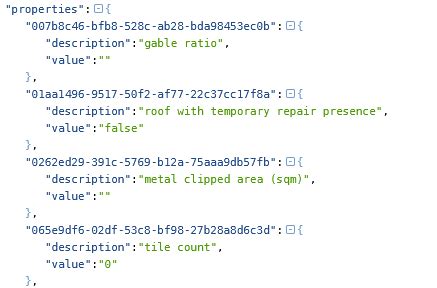 JSON Roof Condition Output Help Center