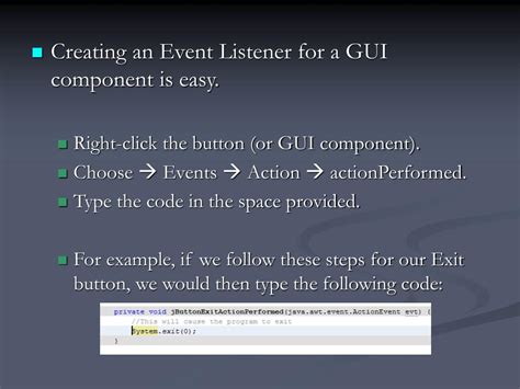Ppt Using The Netbeans Gui Builder Powerpoint Presentation Free Download Id5739860