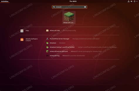 How To Install Minecraft On Ubuntu 1804 Bionic Beaver Linux Linuxconfig