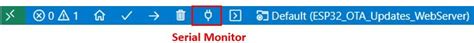 Esp32 Ota Using Asyncelegantota With Vs Code And Platformio Ide