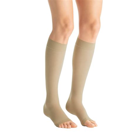 Jobst Womens Ultrasheer Knee High 20 30 Mmhg Open Toe Compression