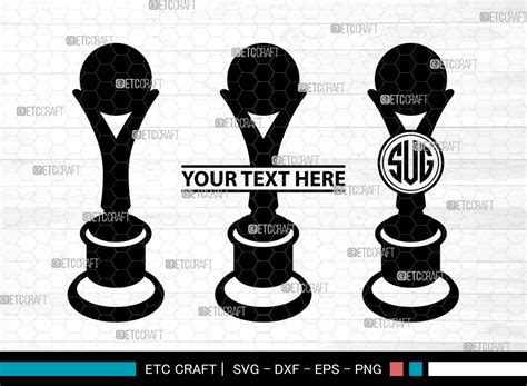 Trophy Icons Monogram Trophy Svg Champion Trophy Svg Trophys Award