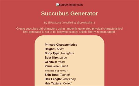 Succubus Generator