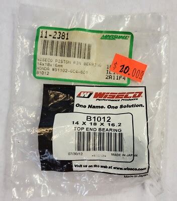 Wiseco Top End Bearing 14 X 18 X 162 Mm Ebay