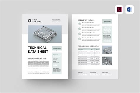 Technical Data Sheet Graphic By Leafloveid · Creative Fabrica