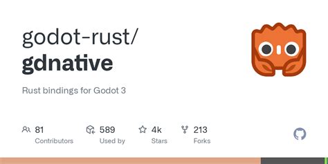 Gdnative Project Godot At Master Godot Rust Gdnative Github
