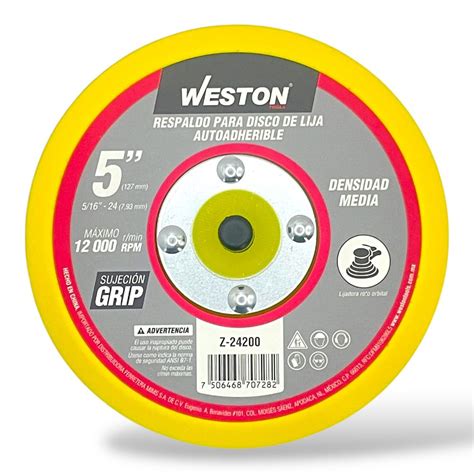 Respaldo Para Disco De Lija Autoadherible Grip 5 Forzzamx