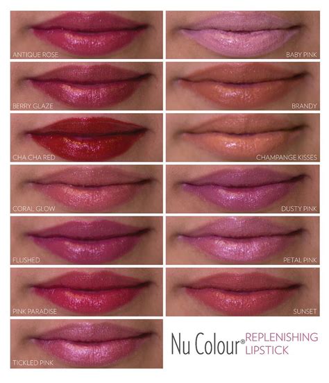 Lipstick Color Chart